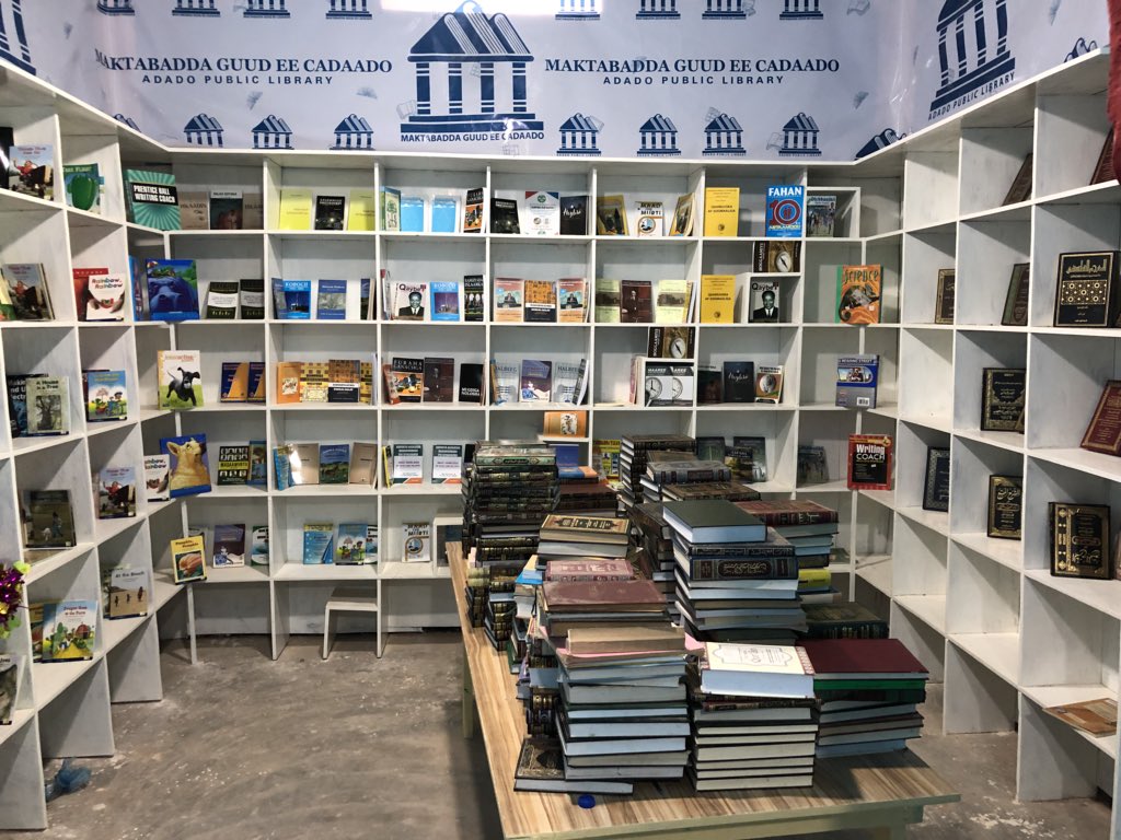 Senator Abshir Ahmad unveils first public library in Adado – Goobjoog ...